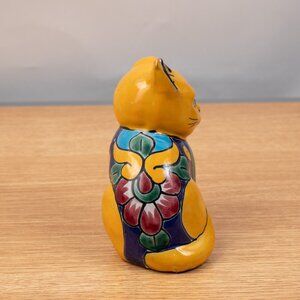 Talavera | Art | Talavera Mexican Art Pottery Cat Figurine Ceramic 4 ...
